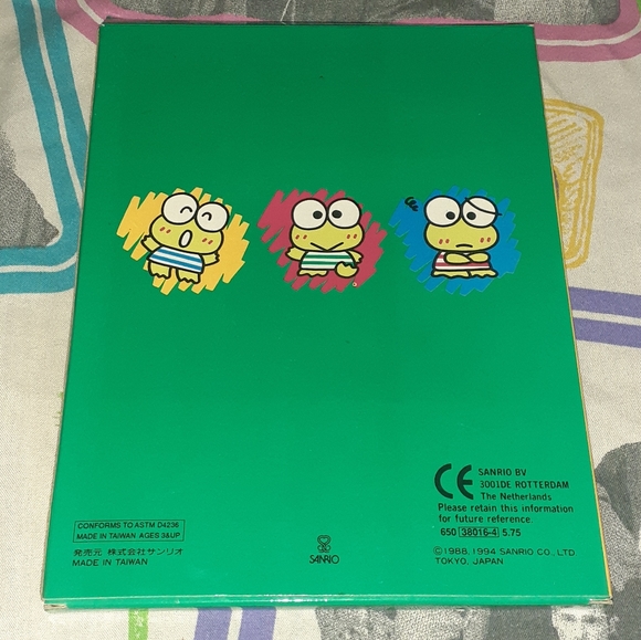 Sanrio | Other | New 994 Keroppi Sanrio 16 Colored Pencils Box 9s ...